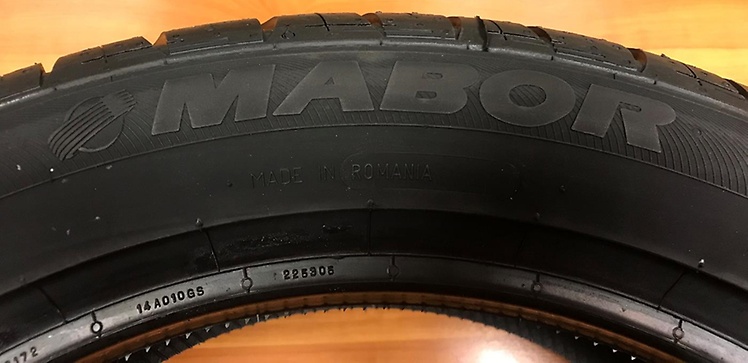 Identificação dos pneus | Mabor